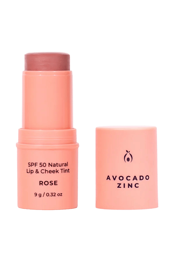 Avocado Zinc SPF50 Natural Lip & Cheek Tint - Rose – Chasing Sundays